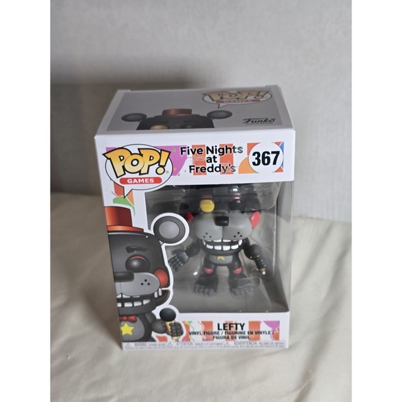 Funko | Toys | Funko Pop Five Nights At Freddys Lefty 367 With Pop ...